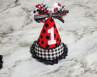 Ladybug Birthday Hat - Etsy