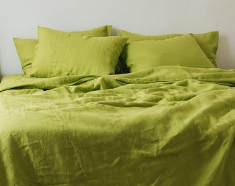 Chartreuse Duvet Cover - Etsy