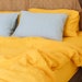Bright Yellow Linen Bedding Set / 1 Duvet Cover 2 | Etsy