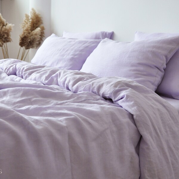 Linen Bedding Lilac - Etsy