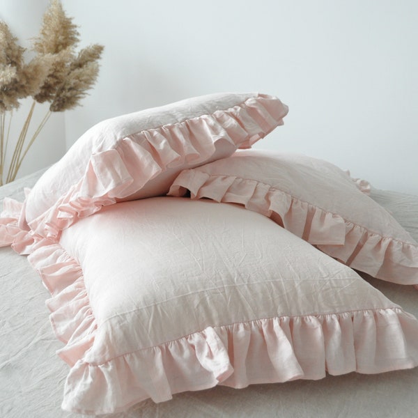 Ruffle Pillow Case - Etsy