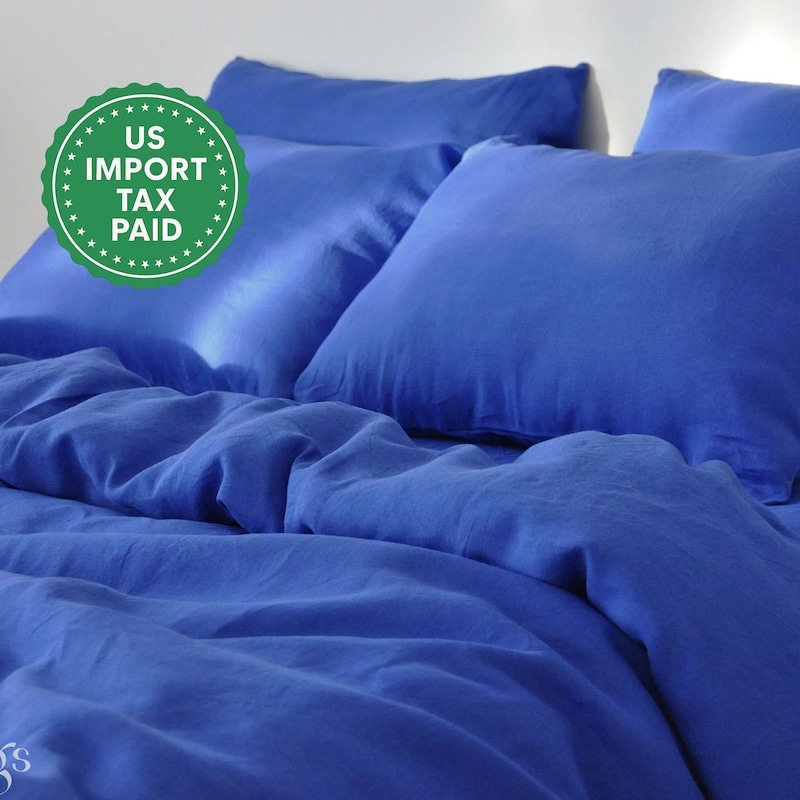 Royal Blue Duvet Covers - Etsy UK