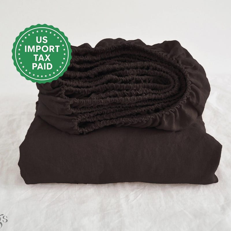 Dark Brown Queen Sheets - Etsy