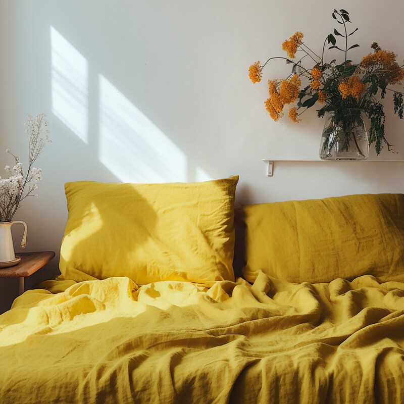 Mustard Bedding - Etsy