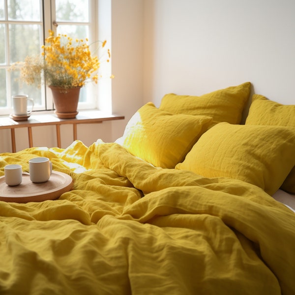 Mustard Yellow Comforter - Etsy