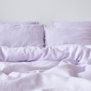 Lilac Linen Duvet Cover 1 Duvet Cover Softened Linen Purple Comforter ...