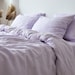 Lilac Linen Duvet Cover 1 Duvet Cover Softened Linen Purple - Etsy
