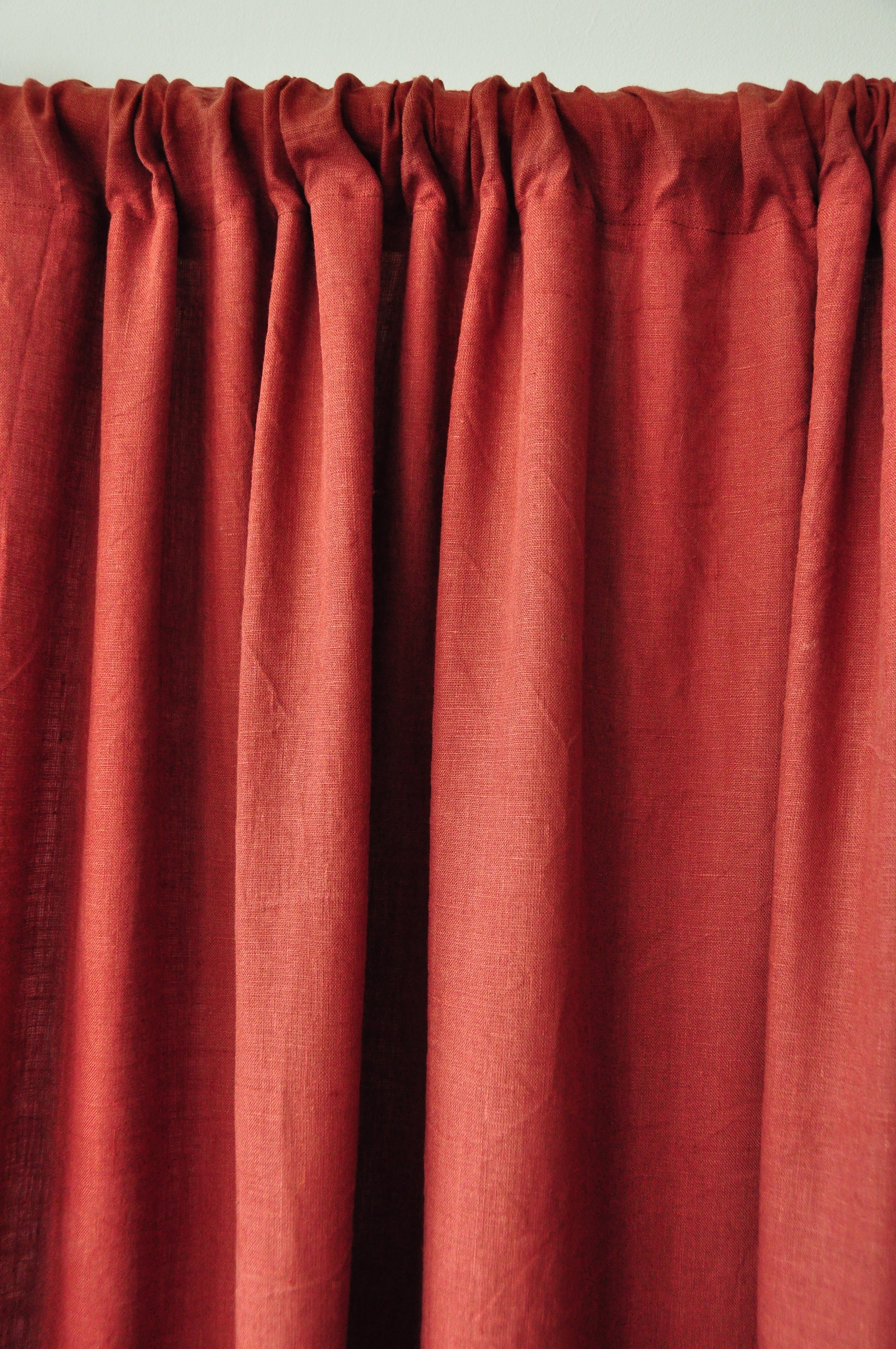 READY TO SHIP / Redwood Linen Curtains With or Without Cotton - Etsy