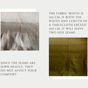 Dark Olive Round Linen Tablecloth Christmas Theme Rectangle Square ...