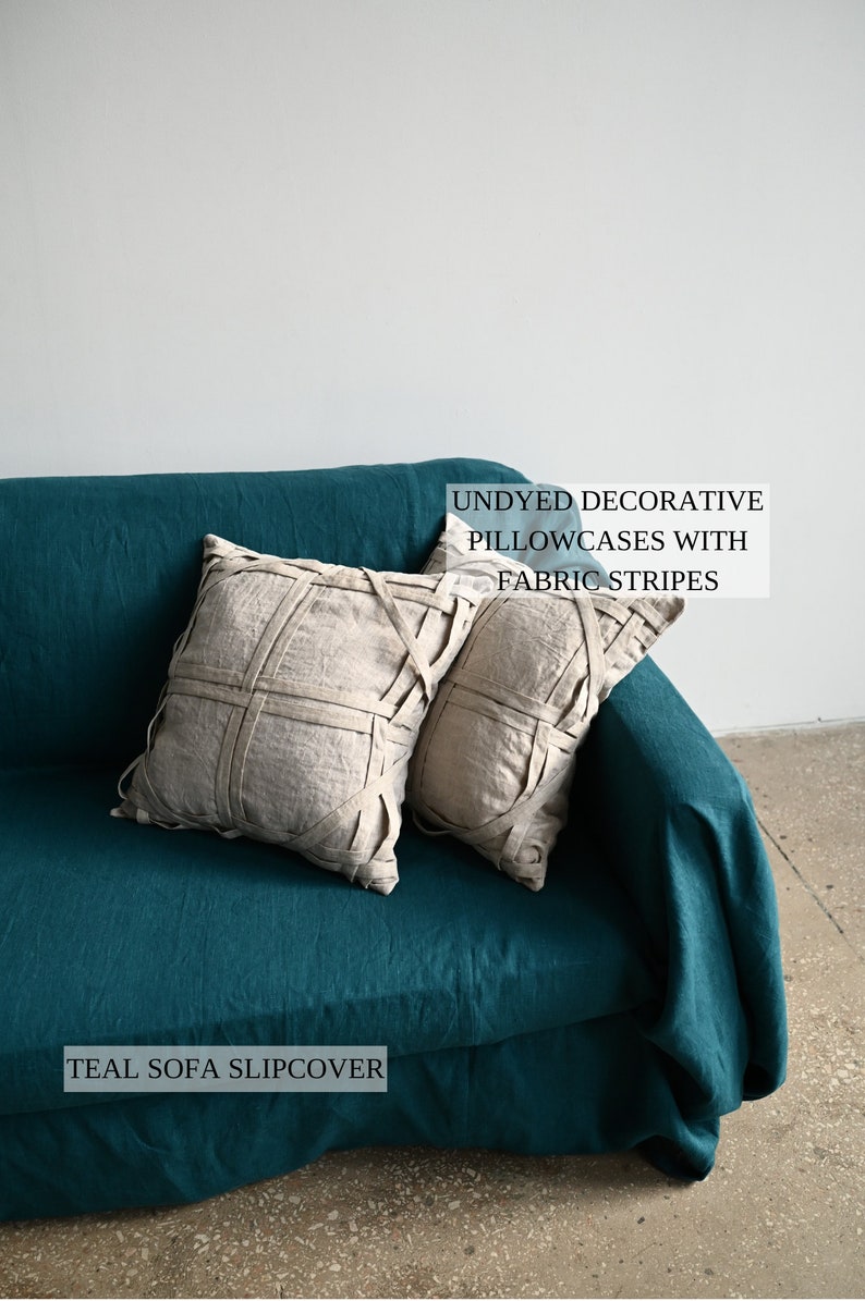 Undyed and Other Colors Linen Pillowcase / Undyed Linen Pillow - Etsy