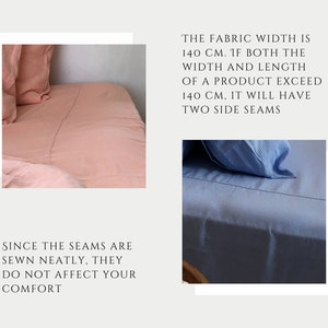 Burgundy Linen Sheet Set 1 Flat Sheet and 1 Fitted Sheet and 2 ...