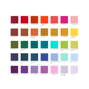 Undyed and Other Colors Linen Quilt Softened Medium Weight Linen Cotton ...