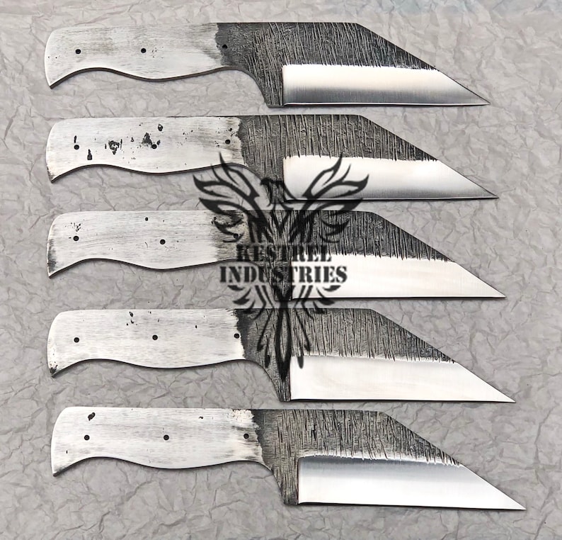 Lot of 5 Carbon Steel Blank Blade Seax Knife for Knife Making | Etsy