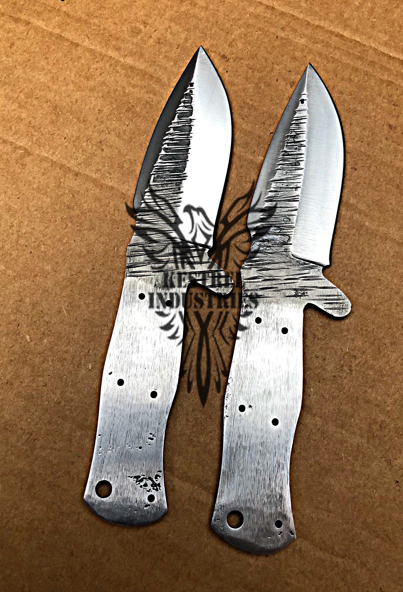 Lot of 2 Carbon Steel Blank Blade Knife for Knife Making - Etsy