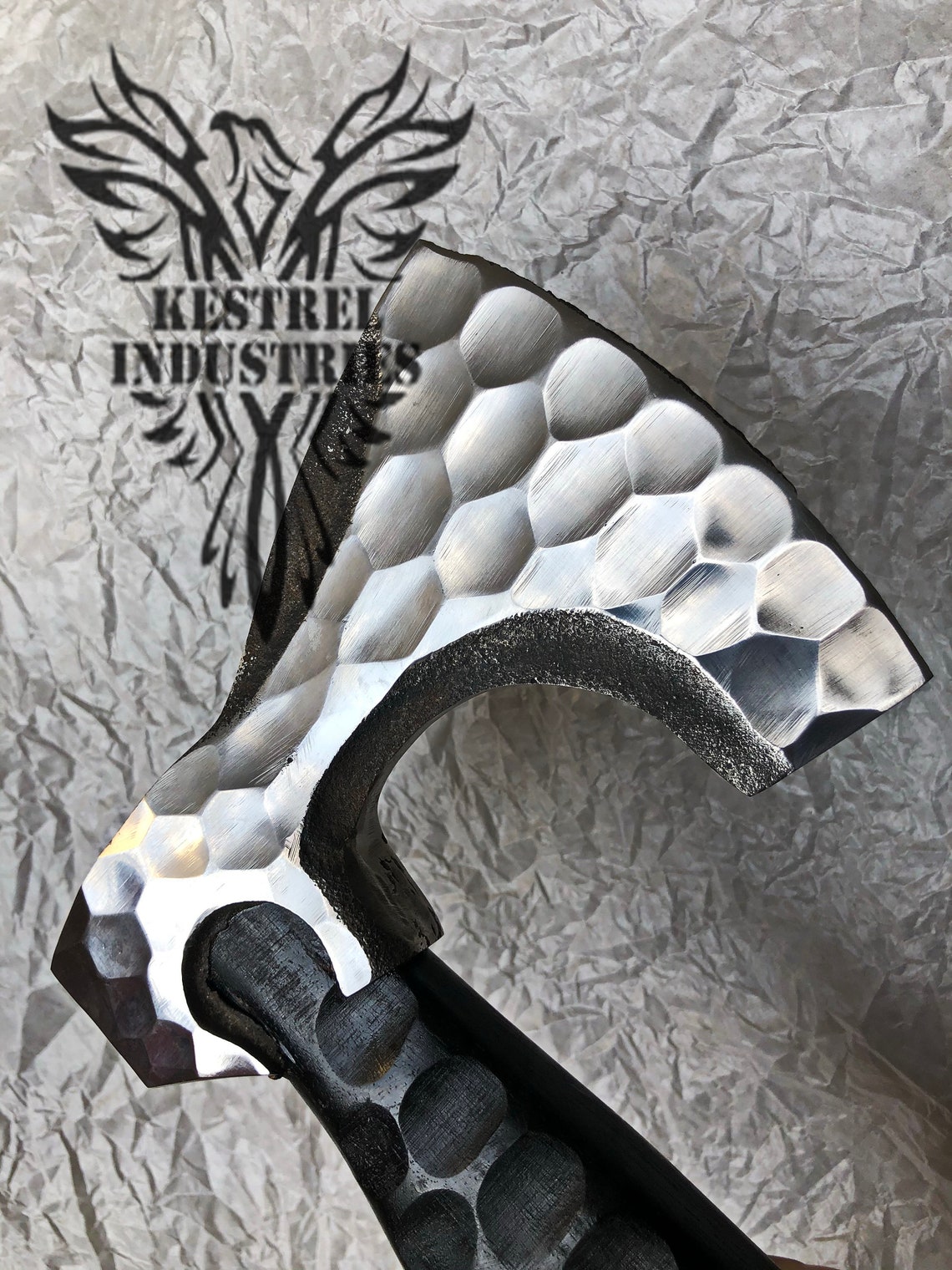 Smith Custom Forged Carbon Steel Viking Axe With Rose Wood Shaft ...