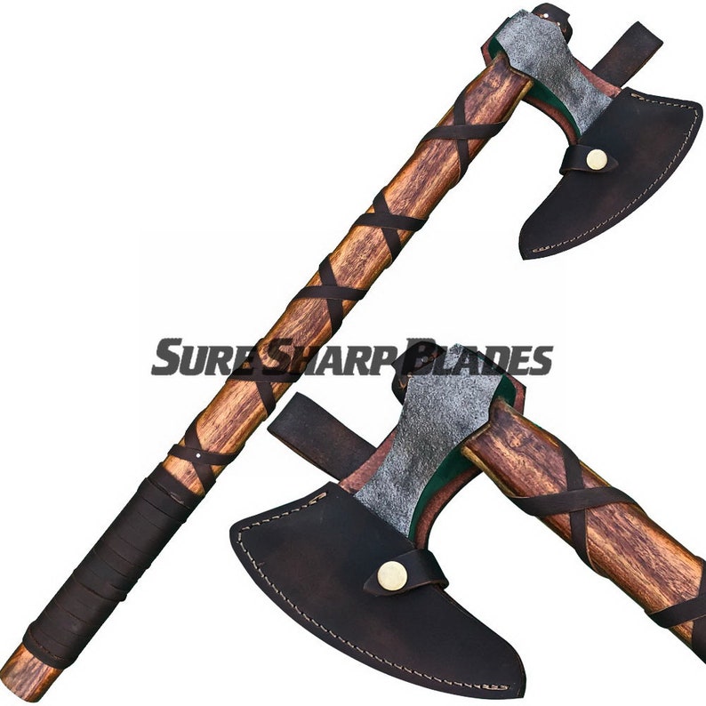 Nordic Custom Forged Carbon Steel Medival Viking Axe - Etsy