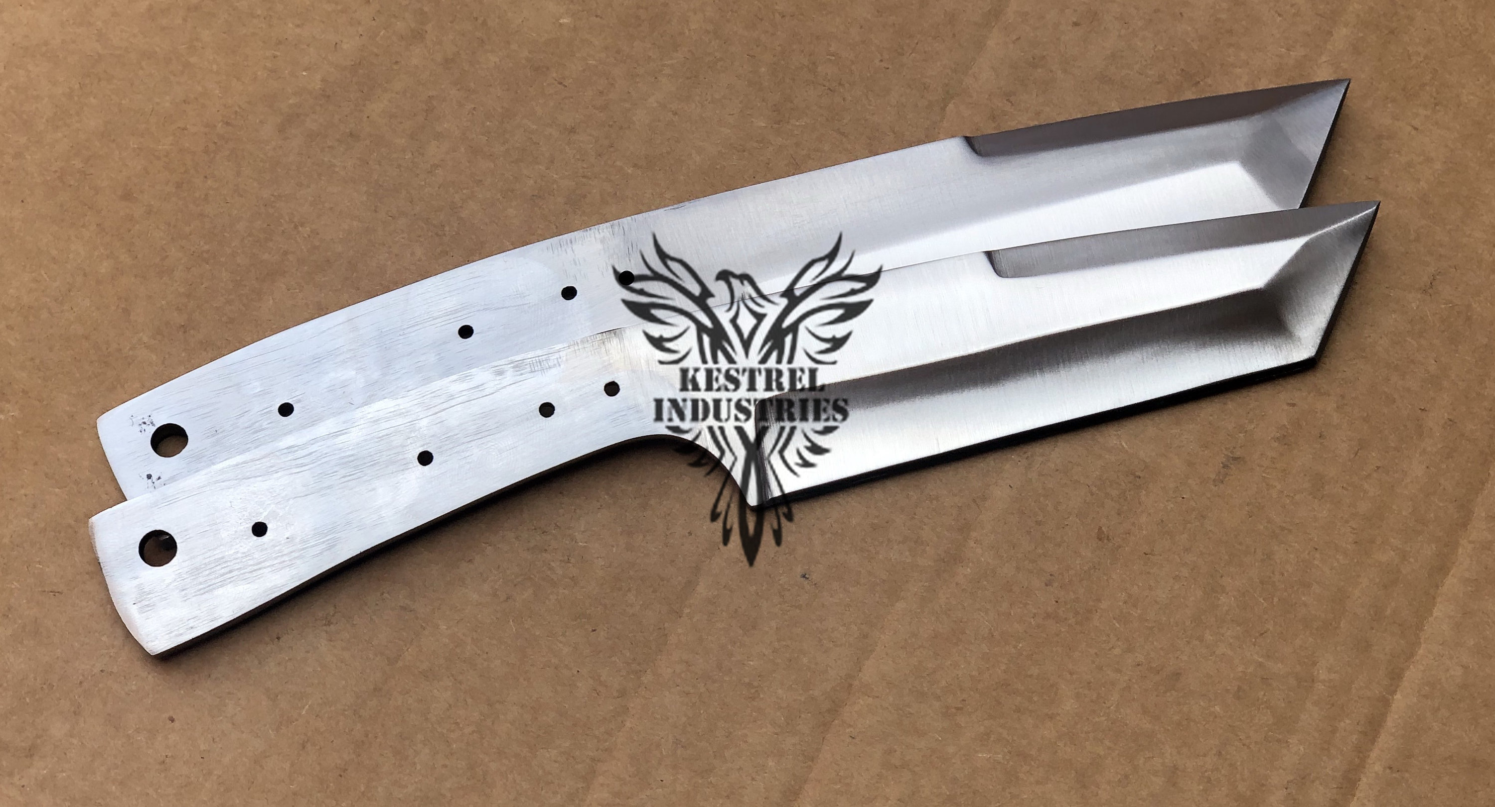 Lot of 2 Carbon Steel Blank Blade Knife for Knife Making - Etsy