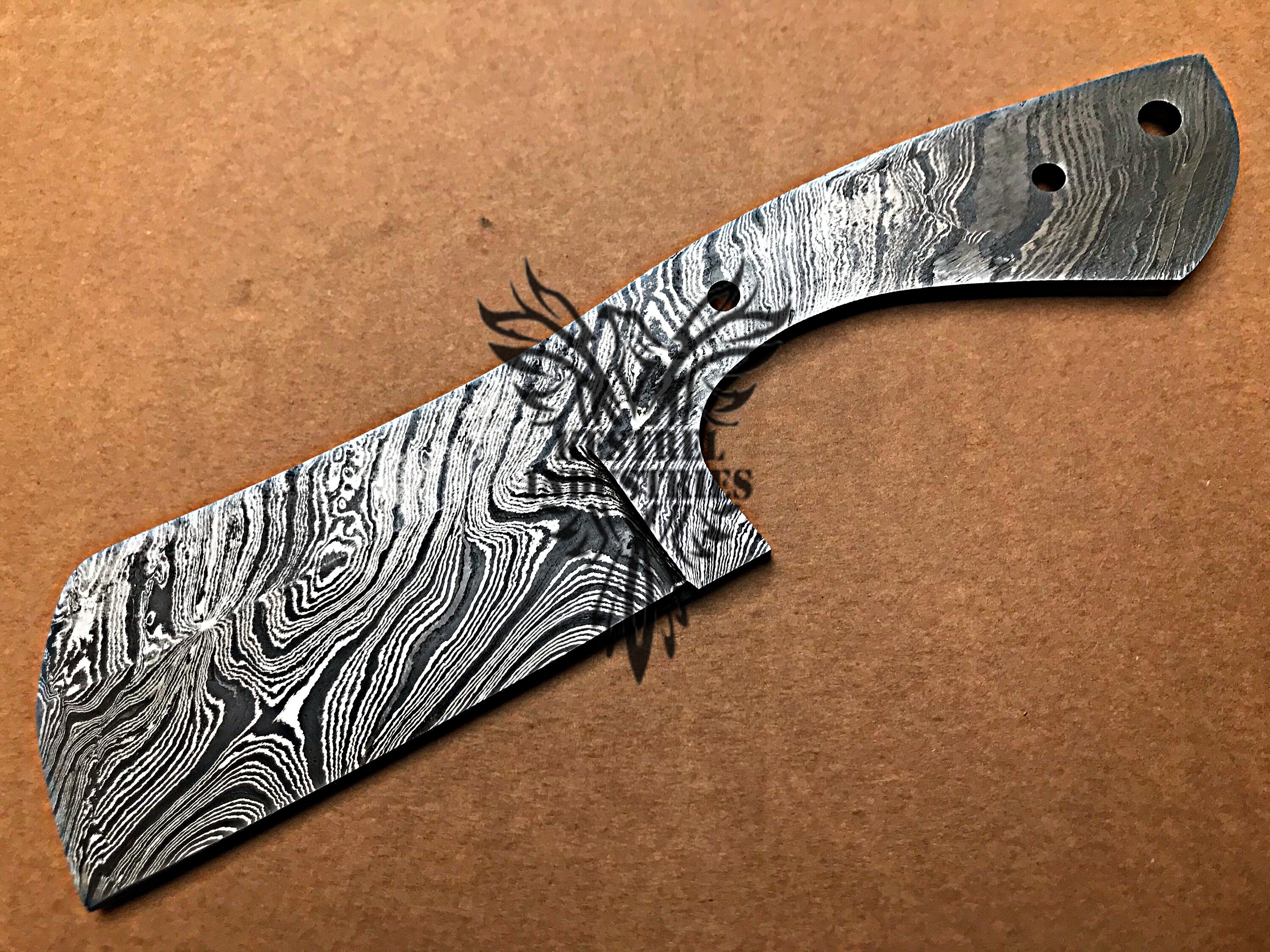 Smith Forged Damascus Steel Blank Blade Knife For Knife Making | Etsy