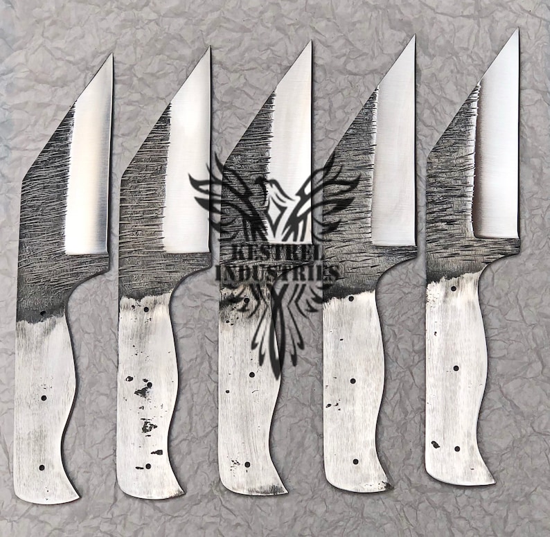 Lot of 5 Carbon Steel Blank Blade Seax Knife for Knife Making - Etsy