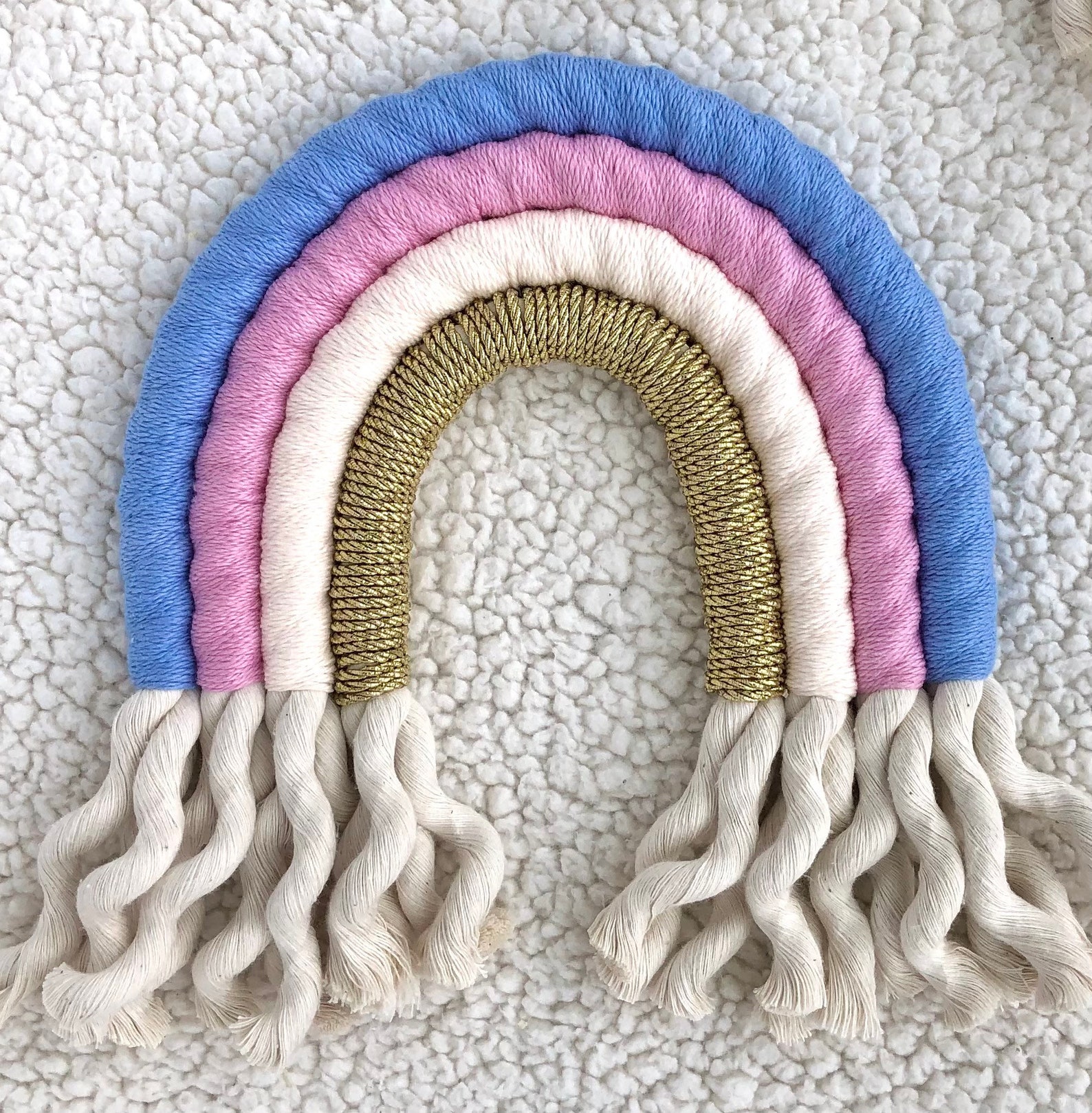 DIY Macrame Rainbow Kit Rainbow Wall Hanging Kit for Adults | Etsy