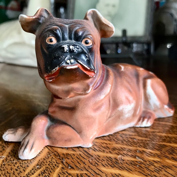 Resin Boxer Dog Figurine - Etsy