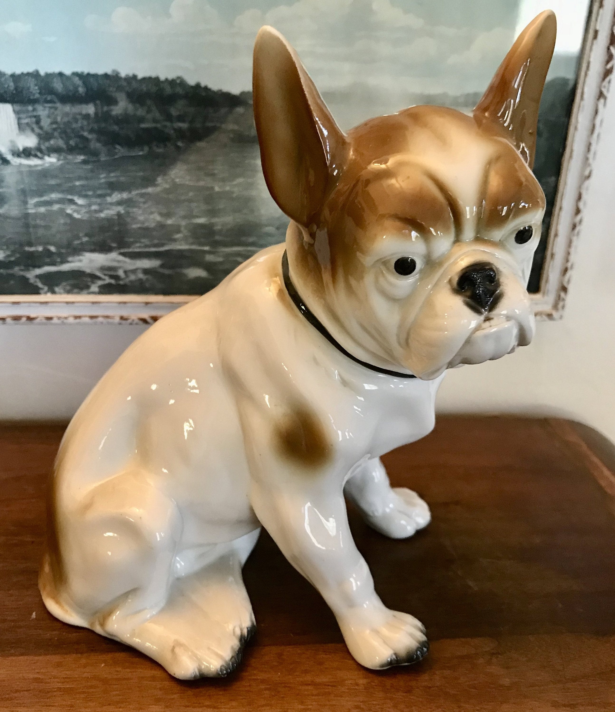 Sitzendorf Rare French Bull Dog - Etsy