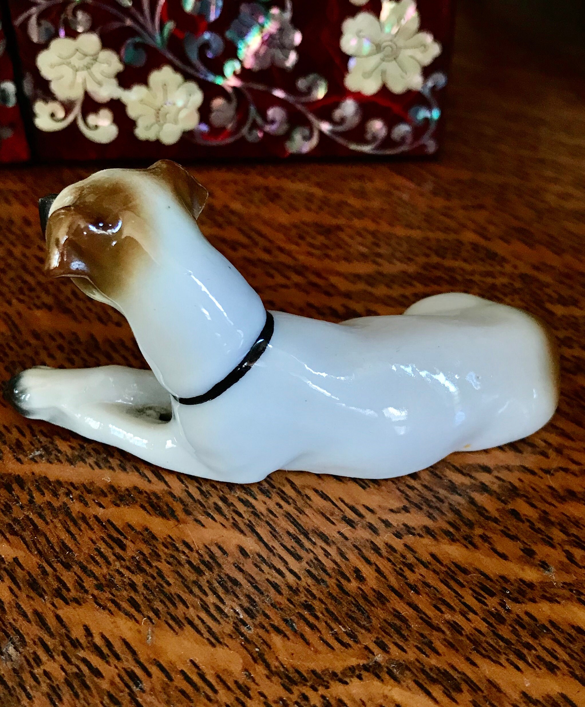 Sitzendorf Porcelain Hunting Dog Figurine - Etsy