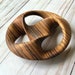 Triquetra Mobius Strip-like Wood Carving - Trefoil Math Sculpture ...