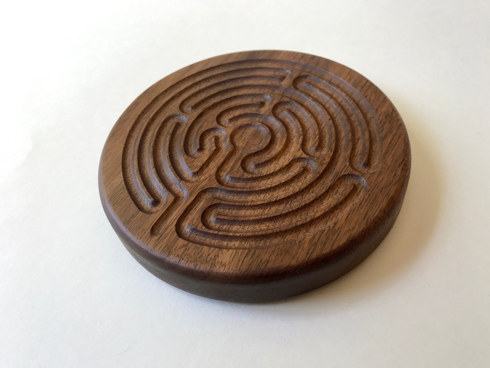 Handheld Chartres Finger Labyrinth Wood Labyrinth Mindfulness Maze ...