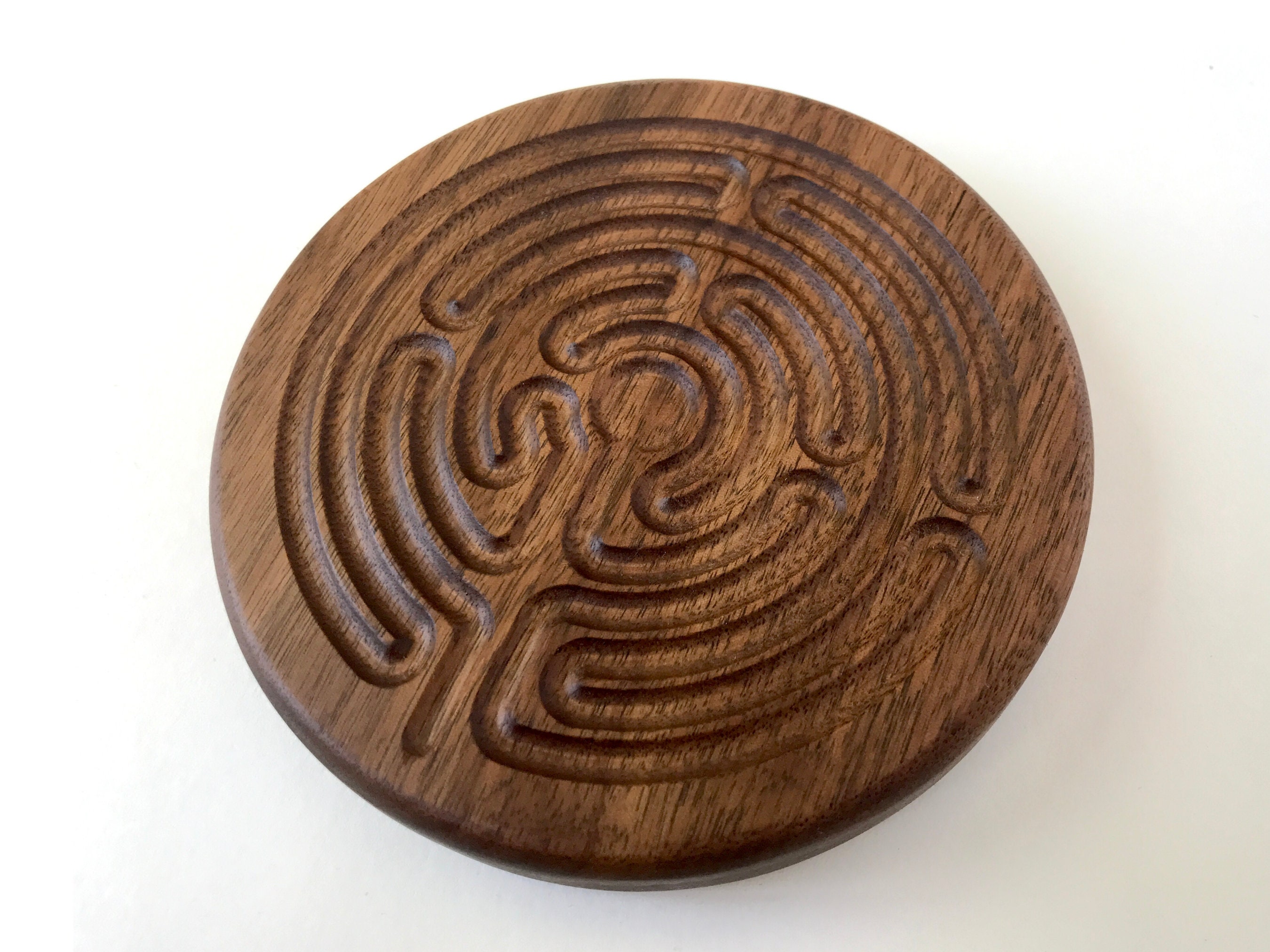 Handheld Chartres Finger Labyrinth Wood Labyrinth Mindfulness Maze ...