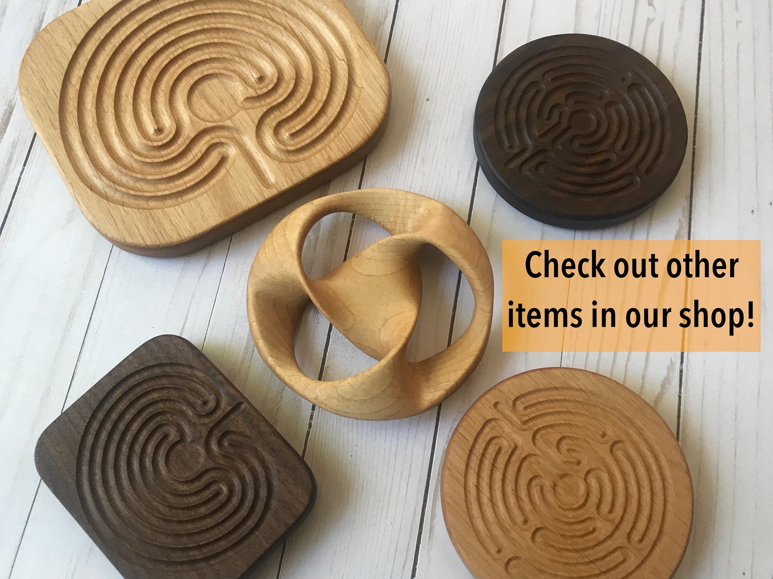 Celtic Spiral Finger Labyrinth - Triskele Continuous Prayer Hand ...