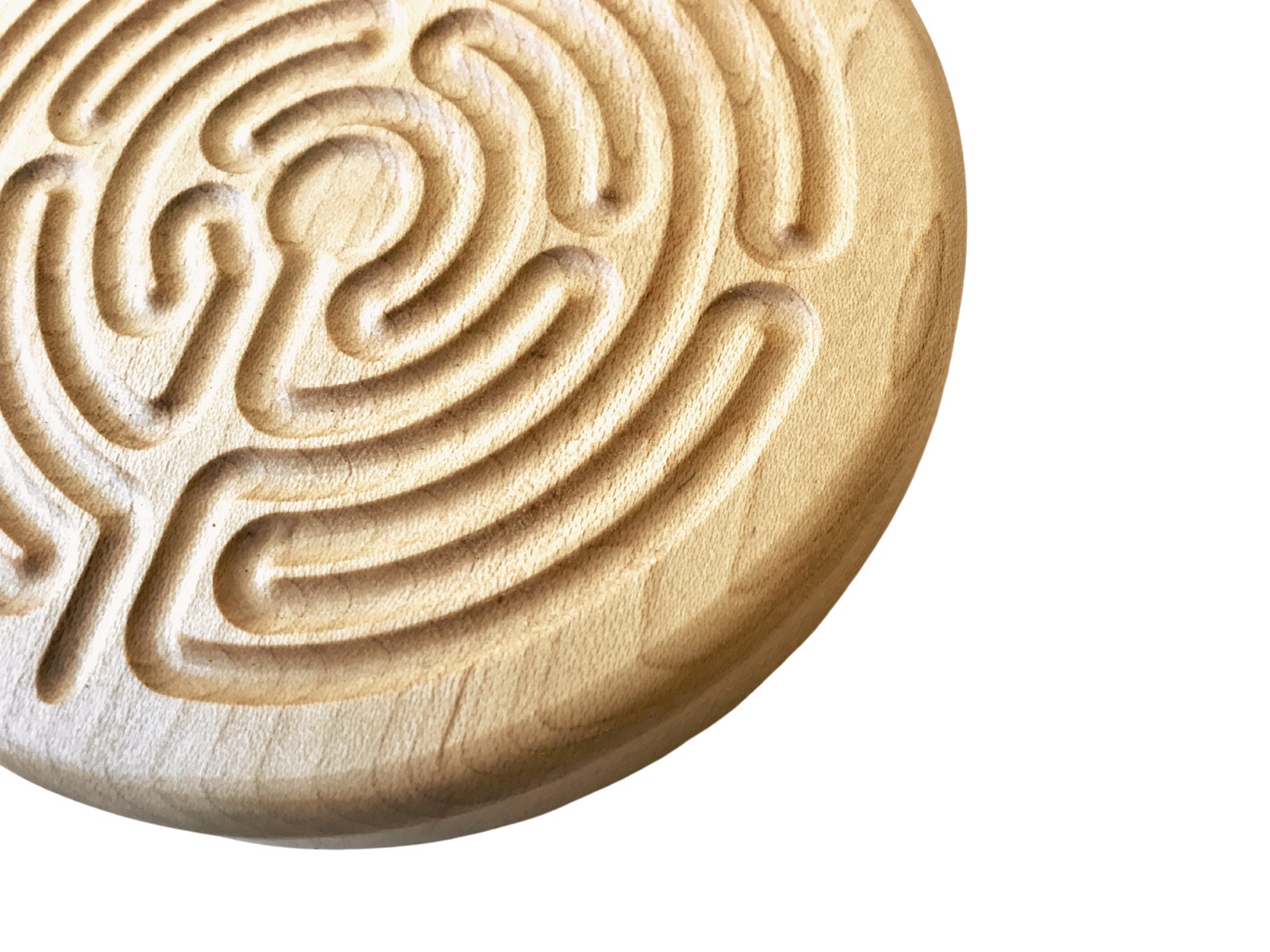 Handheld Chartres Finger Labyrinth Wood Labyrinth - Etsy