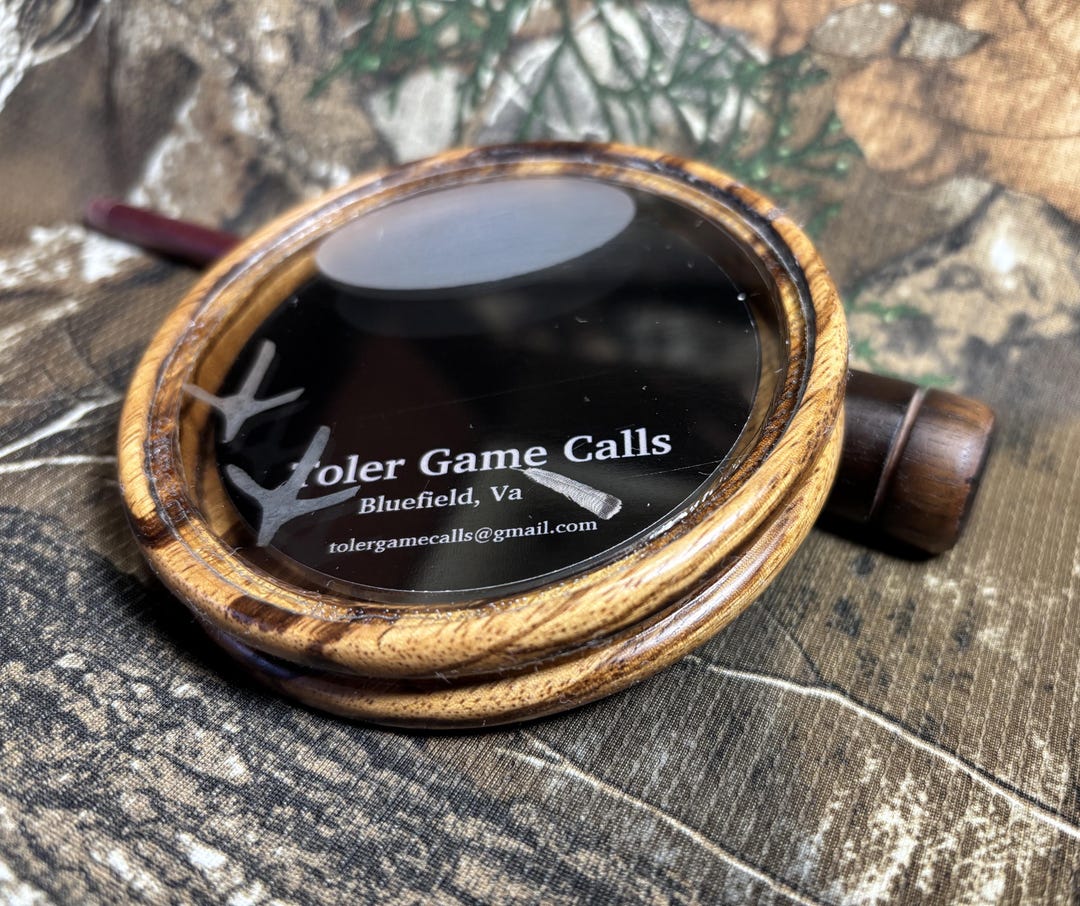 Zebrawood Glass Over Glass Turkey Call - Etsy