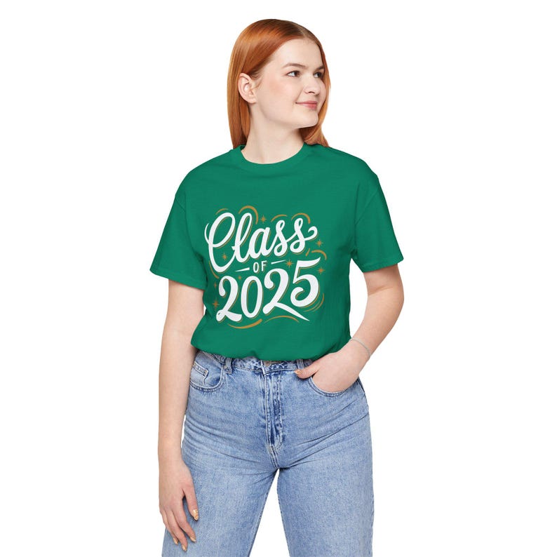 Class of 2025 Unisex Jersey Tee - Comfortable, Stylish Graduation Gift ...