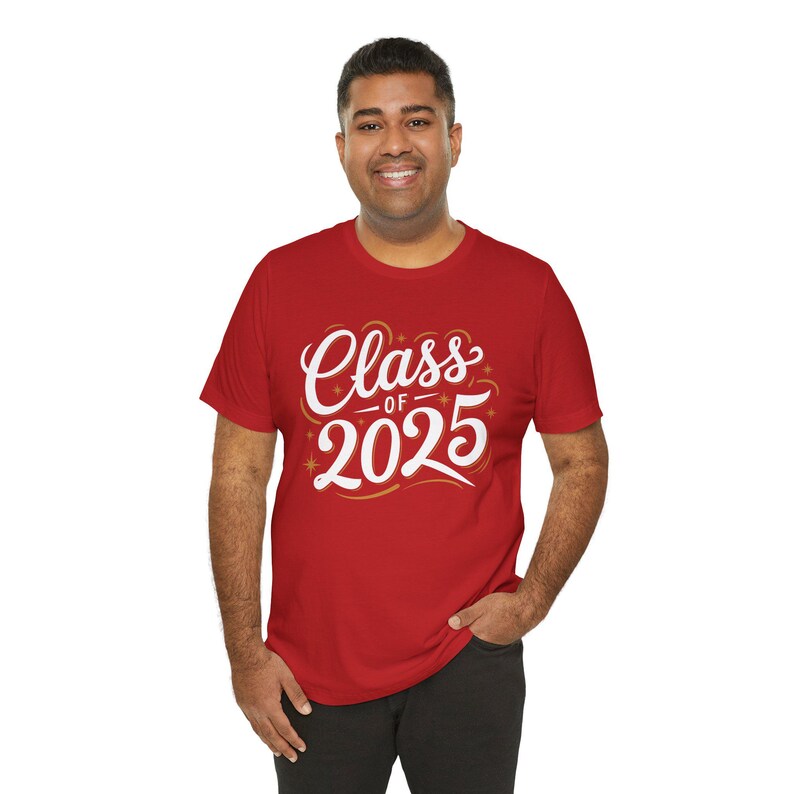 Class of 2025 Unisex Jersey Tee - Comfortable, Stylish Graduation Gift ...