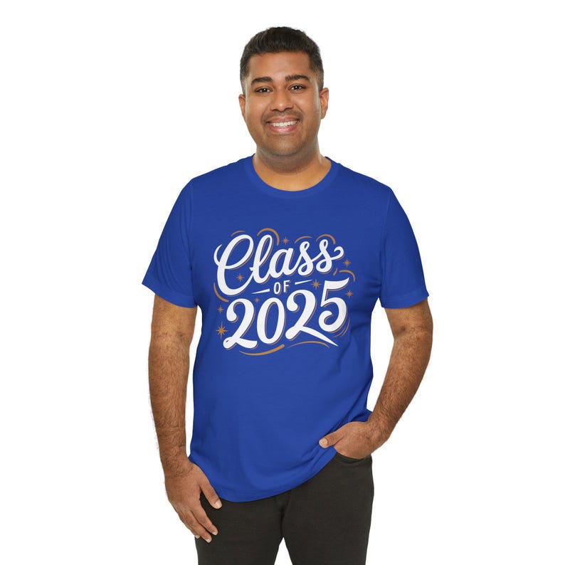 Class of 2025 Unisex Jersey Tee - Comfortable, Stylish Graduation Gift ...