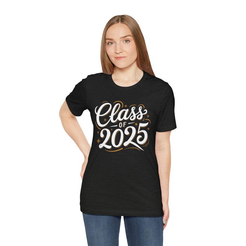 Class of 2025 Unisex Jersey Tee - Comfortable, Stylish Graduation Gift ...