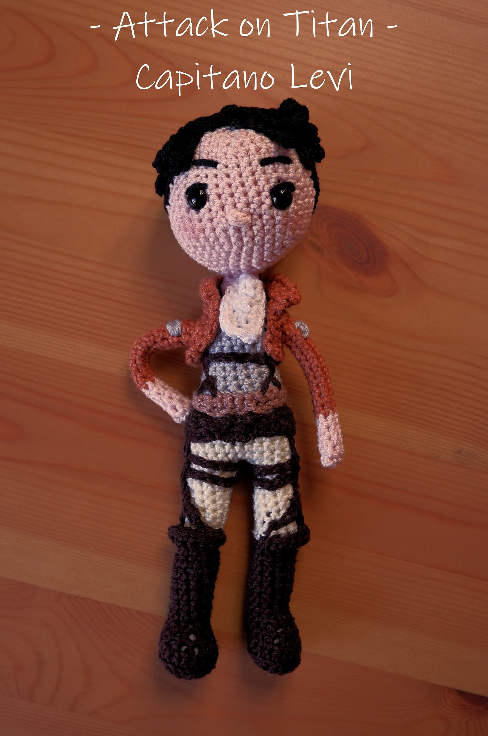 Attack on Titan Doll, Crochet Puppet / Crochet Captain, Anime, Manga - Etsy