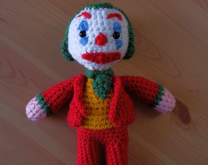 JOKER, Joaquin Phoenix Crochet Puppet/crochet Joker, Comics, Villain - Etsy