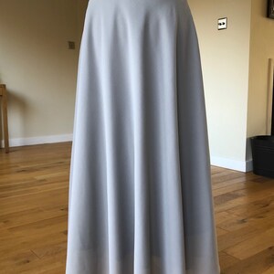 Chiffon Skirt | Midi Skirt | Grey Skirt | A-line Skirt | Petite Skirt ...