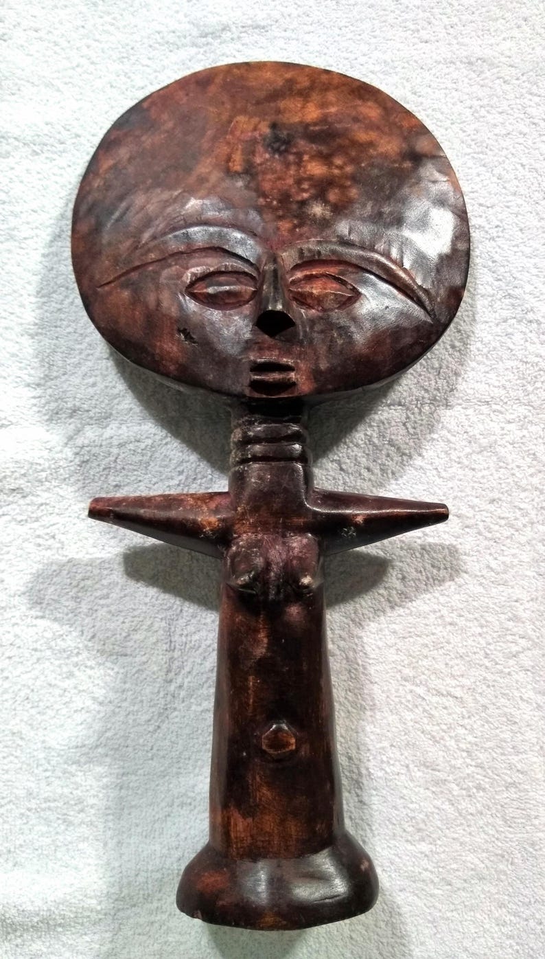 African Carved Wood Fertility Dolls Set of 3 - Etsy