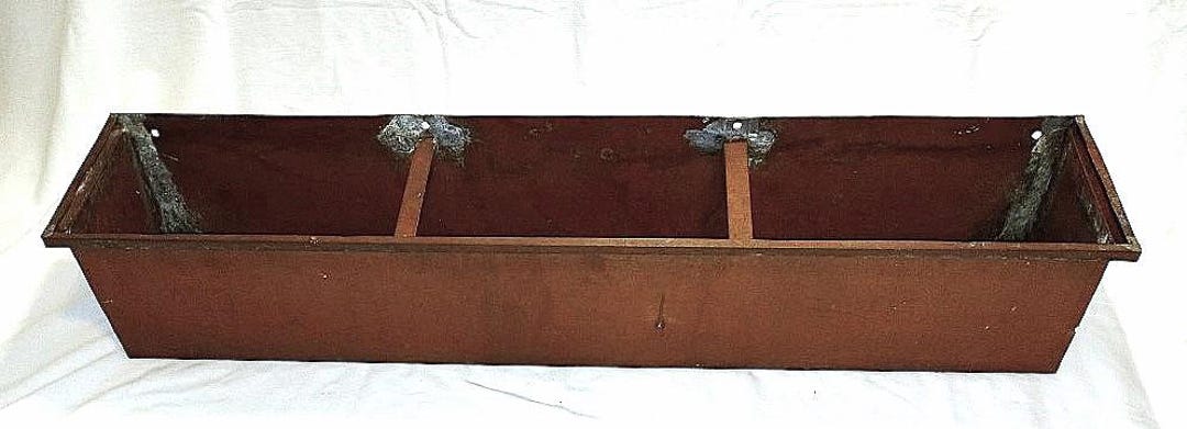 Solid Copper Window Planter Box - Liner 43" Wide - Etsy