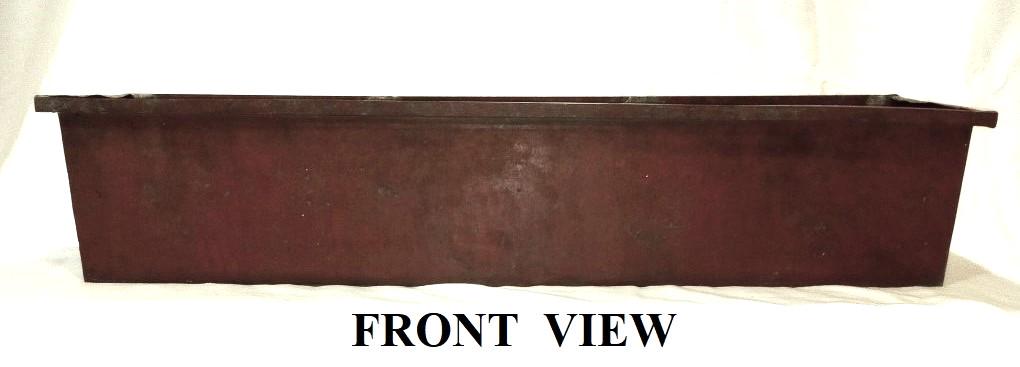 Solid Copper Window Planter Box Liner 38.5 Wide - Etsy