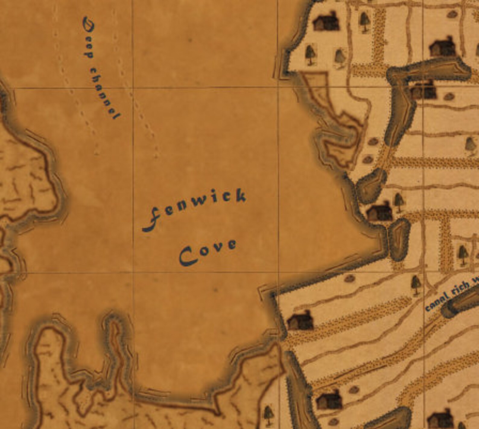 Historical Map of the Town of Fenwick Island, Delaware - Etsy