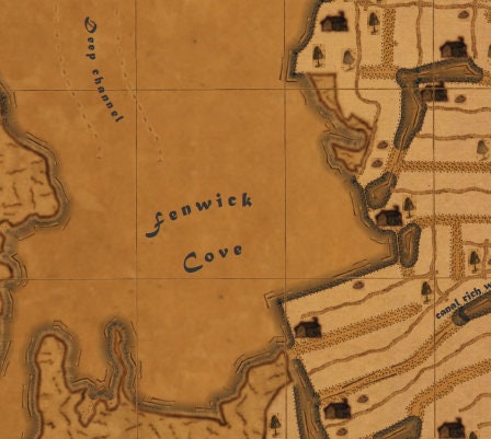 Historical Map of the Town of Fenwick Island, Delaware - Etsy