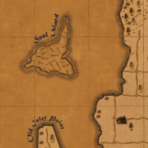 Historical Map of the Town of Fenwick Island, Delaware - Etsy