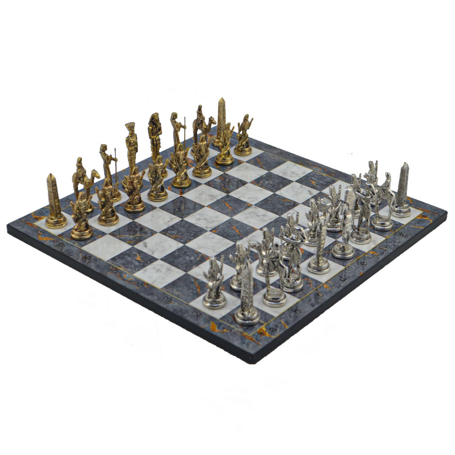 Games & Puzzles Toys & Games ANCIENT KINGDOM EGYPT Chess set Bronze ...