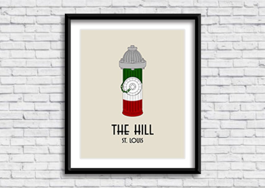 The Hill St. Louis PRINTABLE Sign, Saint Louis, Missouri, Italian ...