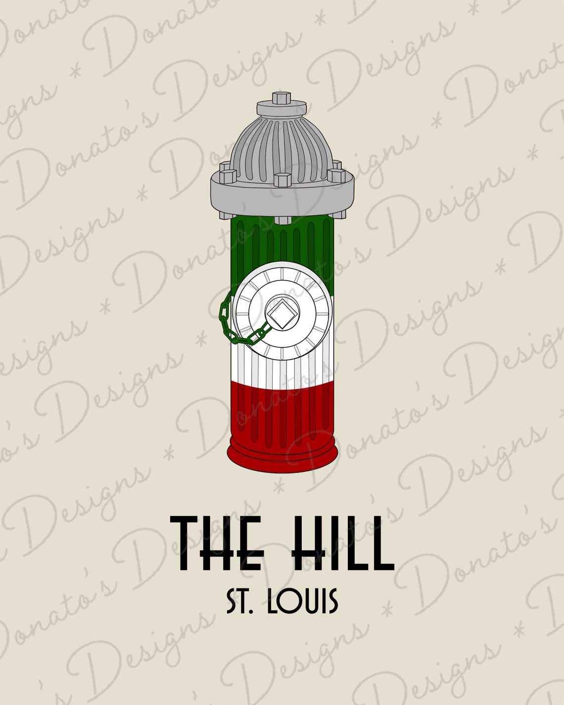 The Hill St. Louis PRINTABLE Sign, Saint Louis, Missouri, Italian ...