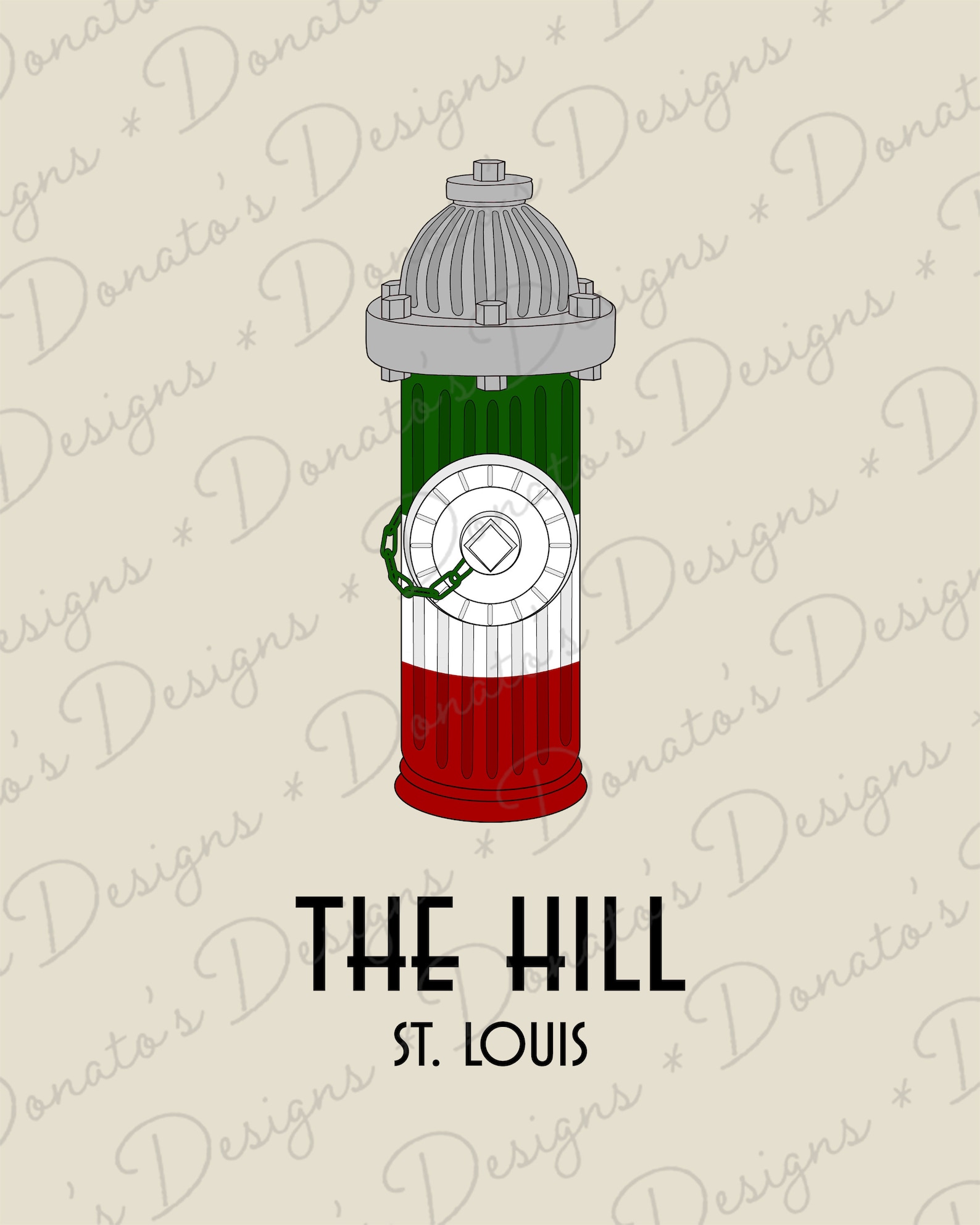 The Hill St. Louis PRINTABLE Sign, Saint Louis, Missouri, Italian ...